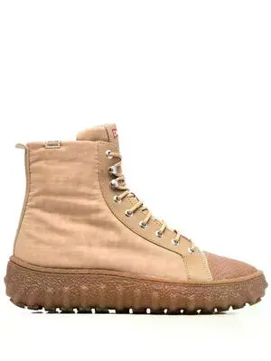 Camper Ground Lace-up Ankle Boots
