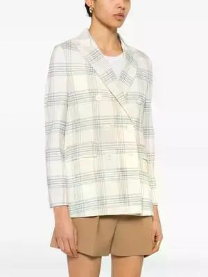CIRCOLO 1901 Checked Double-breasted Blazer