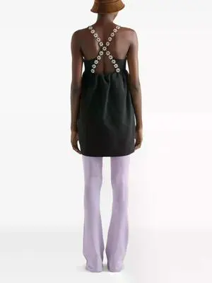 Prada Embroidered Mini Dress