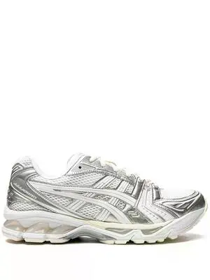Asics X Jjjjound Gel-kayano 14 Silver Sneakers - White