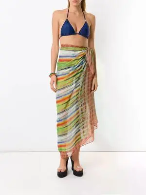 AMIR SLAMA Printed Beach Skirt