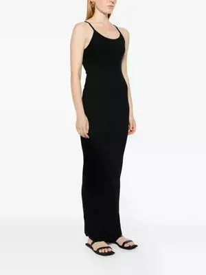 Eterne Ribbed Sleeveless Dress