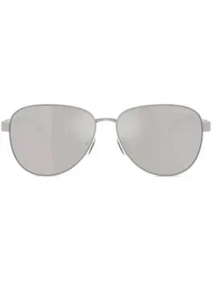 Michael Kors Biarritz Pilot Sunglasses - Silver