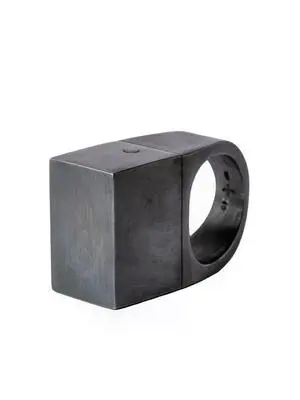 PARTS OF FOUR Geo Sterling-silver Ring - Black