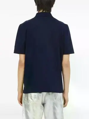 FERRAGAMO Half-zip Cotton Polo Shirt