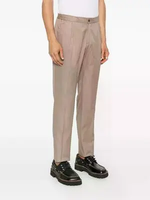 Kiton Elasticated-waistband Tapered Trousers