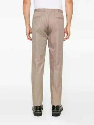 Kiton Elasticated-waistband Tapered Trousers