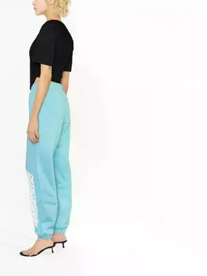 ROTATE BY BIRGER CHRISTENSEN Logo Print Cotton Track Pants
