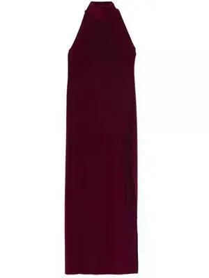 Norma Kamali Halterneck Maxi Dress