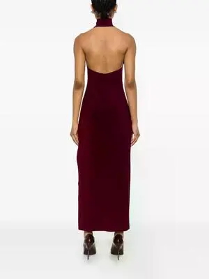Norma Kamali Halterneck Maxi Dress