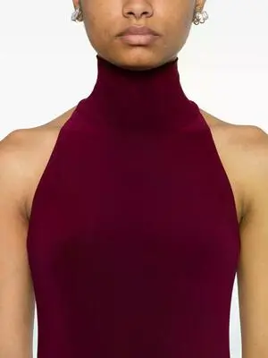 Norma Kamali Halterneck Maxi Dress
