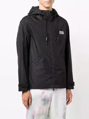 GOLDEN GOOSE Star Print Windbreaker Jacket