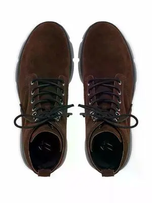 GIUSEPPE ZANOTTI Apocalypse Lace-up Boots - Brown