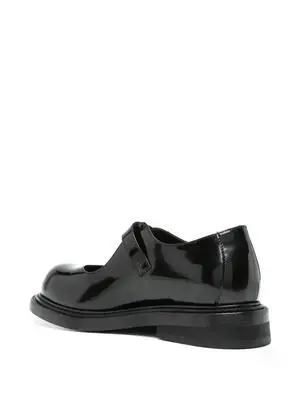Moschino Leather Mary Jane Flats With Buckle