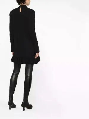 Rabanne Frilled-hem Short Dress