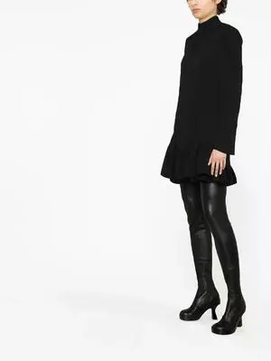 Rabanne Frilled-hem Short Dress