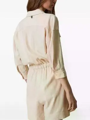 TWINSET Logo-plaque Playsuit