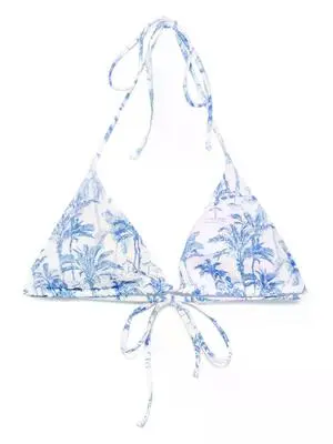 MC2 SAINT BARTH Leah Bikini Top Blue