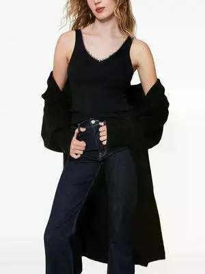 TWINSET Bead-embellished Knit Top