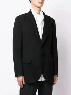 Yohji Yamamoto Single-breasted Fitted Blazer