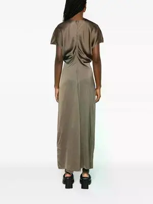 TOTEME Slouch Waist Maxi Dress - Green