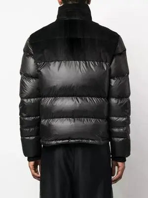 Roberto Cavalli Padded Corduroy-panel Jacket