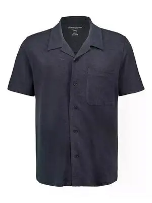 Majestic Filatures Short-sleeved Button-up Shirt - Grey