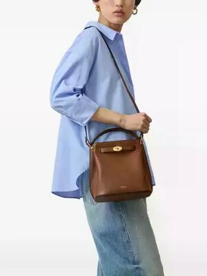 Mulberry Small Islington Leather Bucket Bag - Brown
