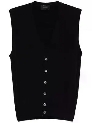 DELL'OGLIO V-neck Cashmere Vest