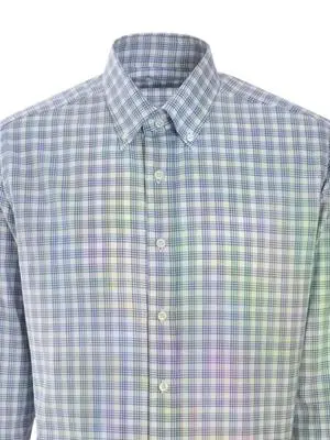LUIGI BORRELLI Checked Shirt - Blue