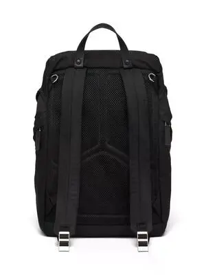 Prada Logo-plaque Multi-pocket Backpack