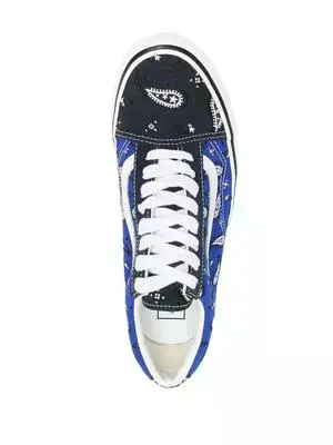 VANS Old Skool Paisley-print Sneakers - Blue