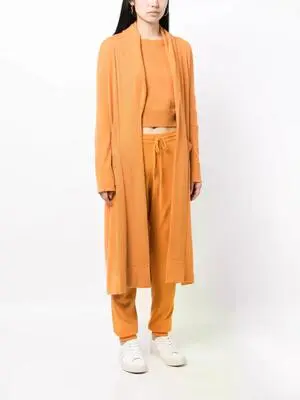 TEDDY CASHMERE Venzia Open-front Cashmere Cardigan - Orange