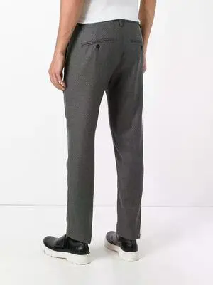 DONDUP Tapered Virgin Wool Trousers