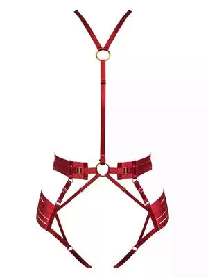 BORDELLE Strap Harness - Red