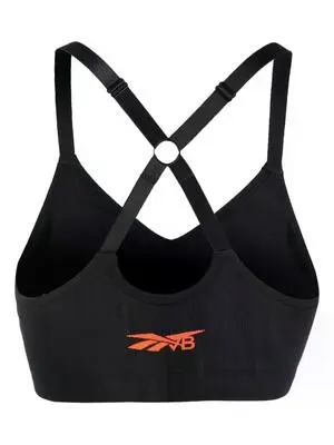 REEBOK Logo-print Workout Bra