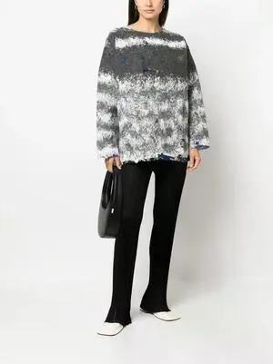 VITELLI Contrasting-stitch Knit Jumper