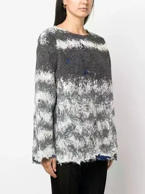 VITELLI Contrasting-stitch Knit Jumper