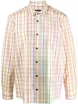 Peserico Check-pattern Long-sleeve Shirt