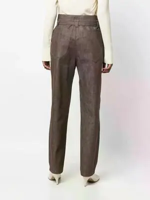 Veronique Leroy Belted-waist Tailored Trousers
