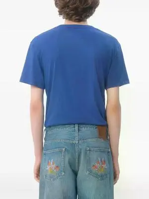 Valentino Garavani Vlogo-patch T-shirt - Blue