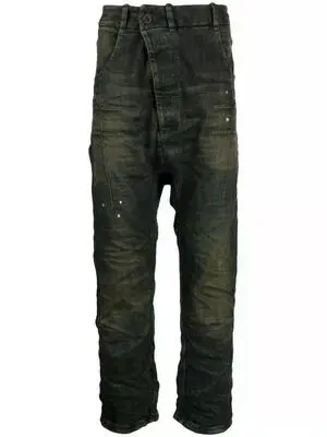 Boris Bidjan Saberi Distressed Jeans For Men