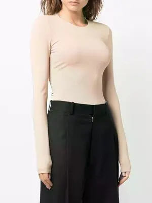 MAISON MARGIELA Long-sleeve Bodysuit - Neutrals