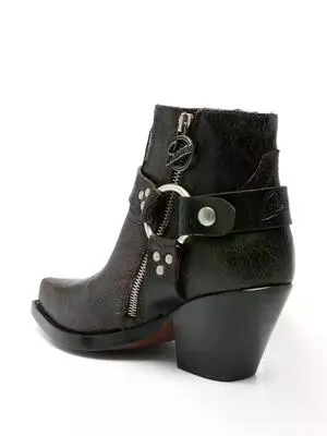 SONORA 70mm Jalapeno Belt Biker Boots