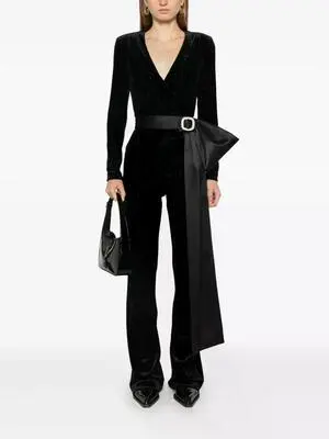 NISSA Glitter-detail Jumpsuit