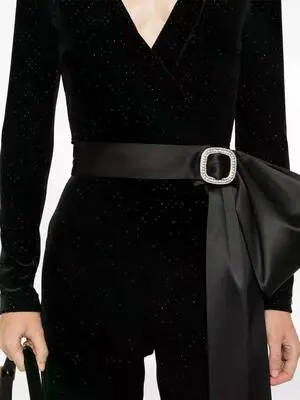 NISSA Glitter-detail Jumpsuit
