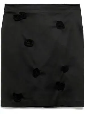 Sportmax Borbona Mini Skirt - Black