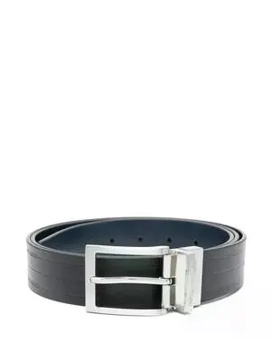 Emporio Armani Logo-debossed Belt - Black