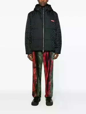 CHARLES JEFFREY Kitty Monogram-print Padded Jacket