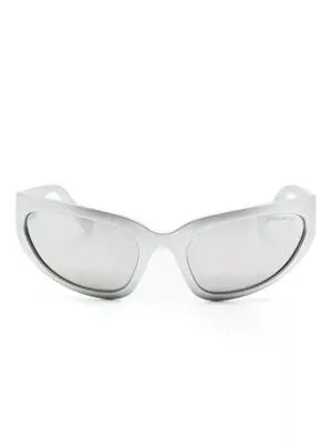 Marc Jacobs The Bold Logo Biker-frame Sunglasses